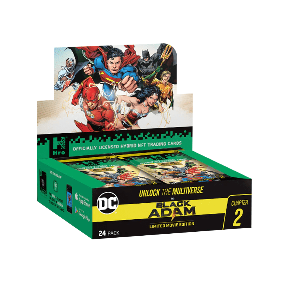 Cartas Colecionáveis Nft Hro Dc Black Adam - Cdu (24-Pack) - Copag Loja