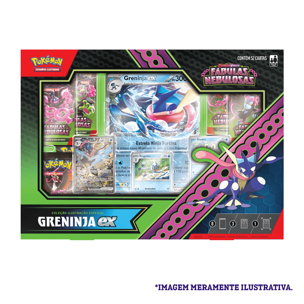 Box Pokémon Greninja Ex - Copag Loja