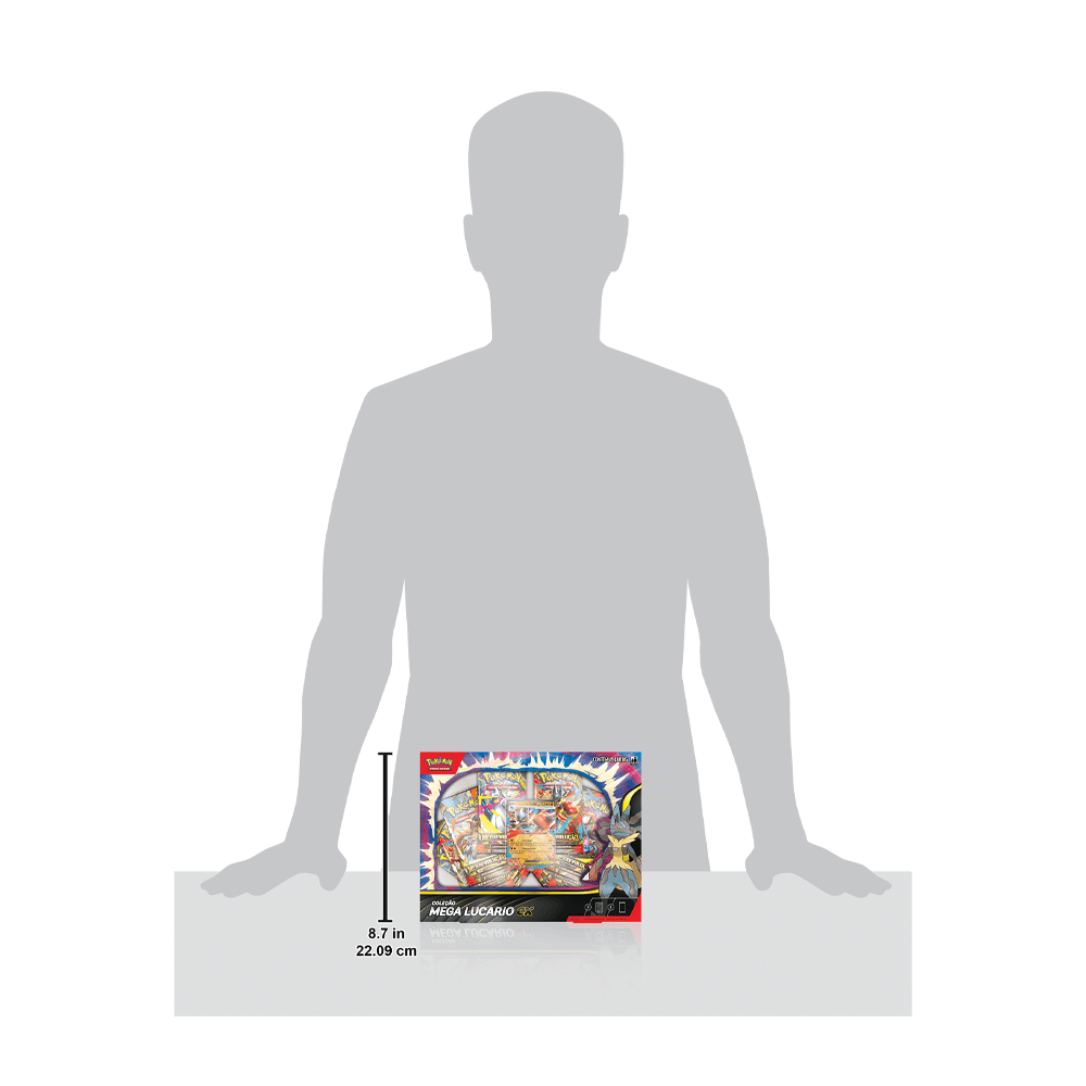 Box Pokémon Mega Lucario EX Mega Evolução - Copag Loja